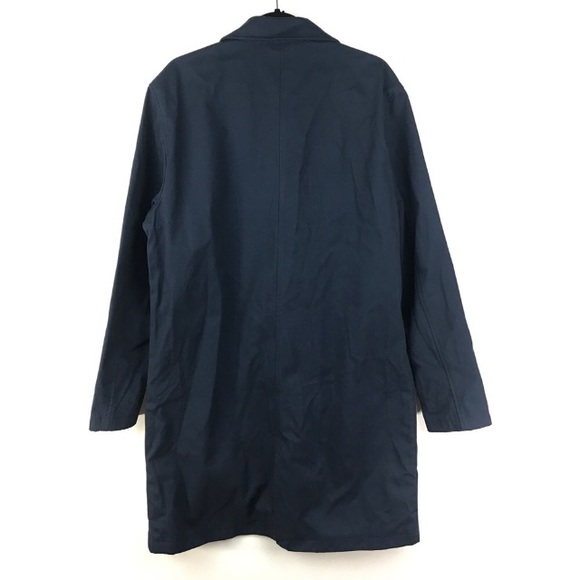 Jackets & Coats | Navy Blue Top Man Mac Coat | Poshmark